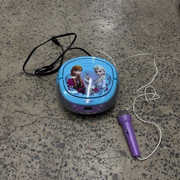 Disney | Portable Audio & Video | Disney Blue And Purple Portable Cd ...